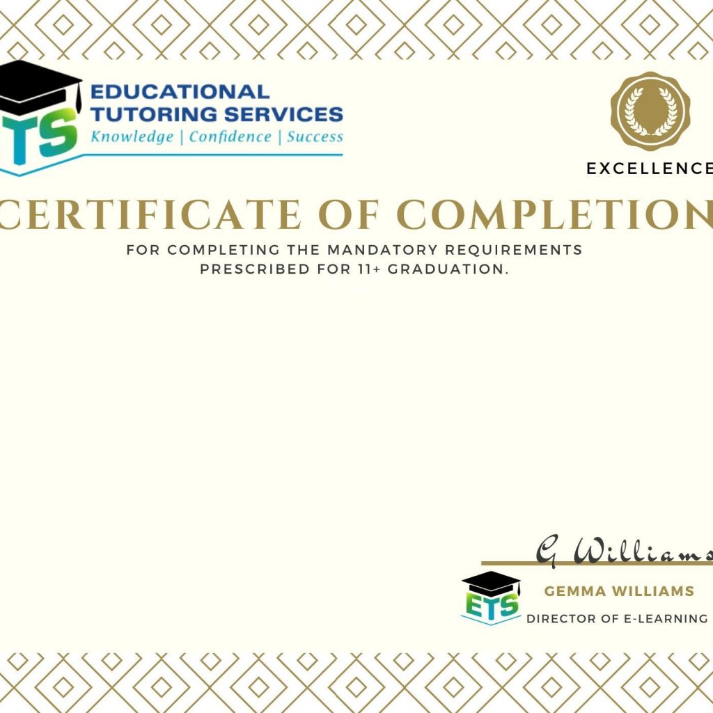 ets-certificate-gold | Educational Tutoring Services